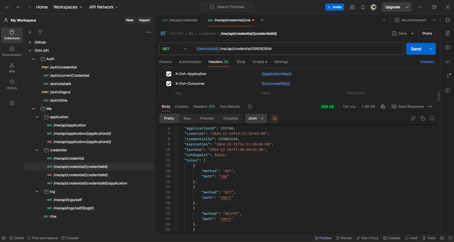 Comment utiliser l'API d'OVH avec Postman - Anthony Jacob